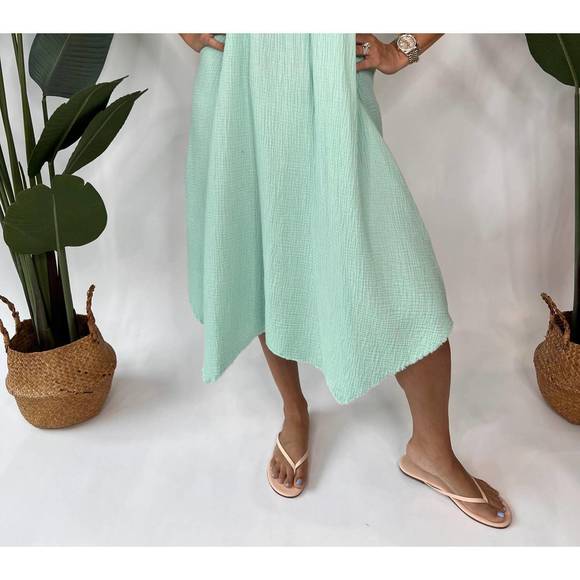 Fresh Laundry | Dresses | New Fresh Laundry Gauze Dress In Blue | Poshmark